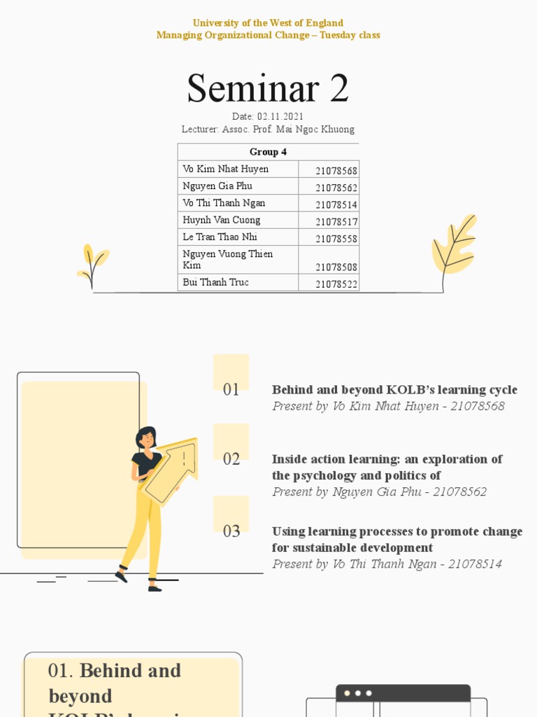 Group 4 - Seminar 2 Slide - Tues. Class | Download Free PDF | Learning ...