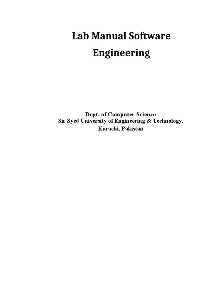 Lab Manual Software EngineeringNew | PDF | Art