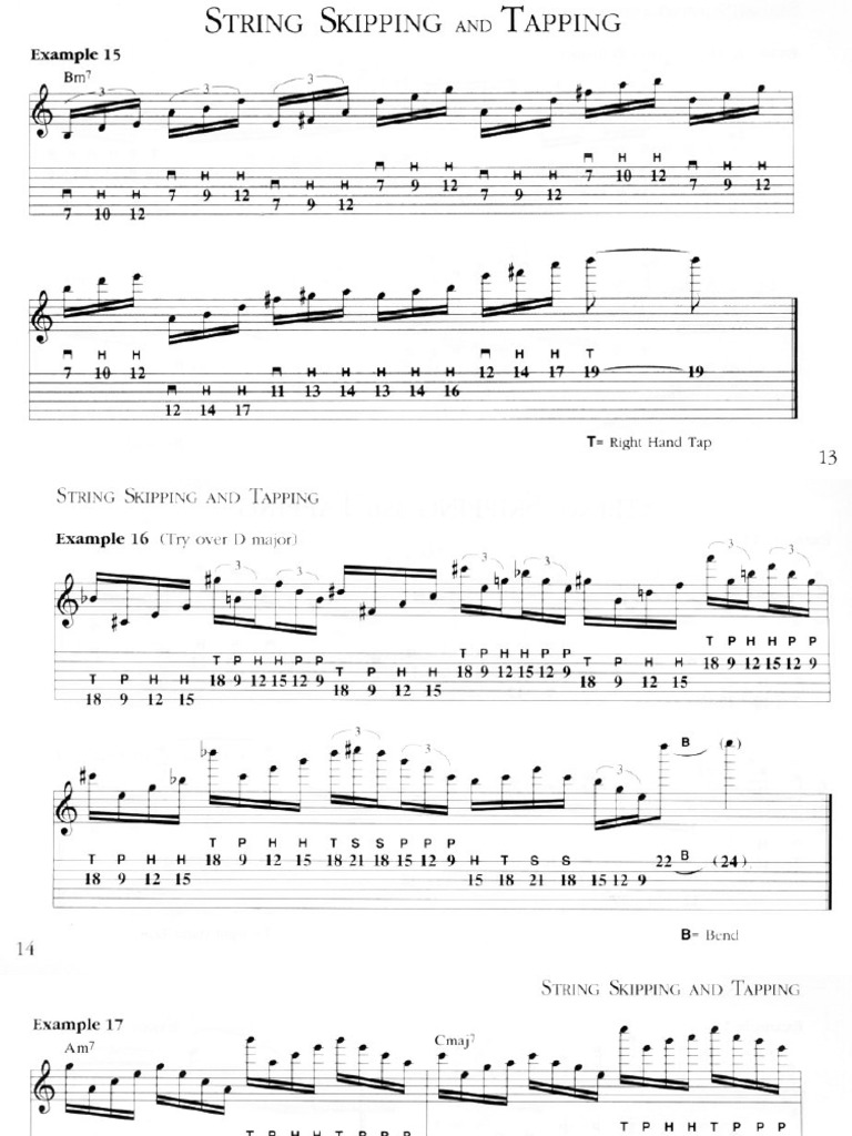 Richie Kotzen - String Skipping and Tapping | PDF