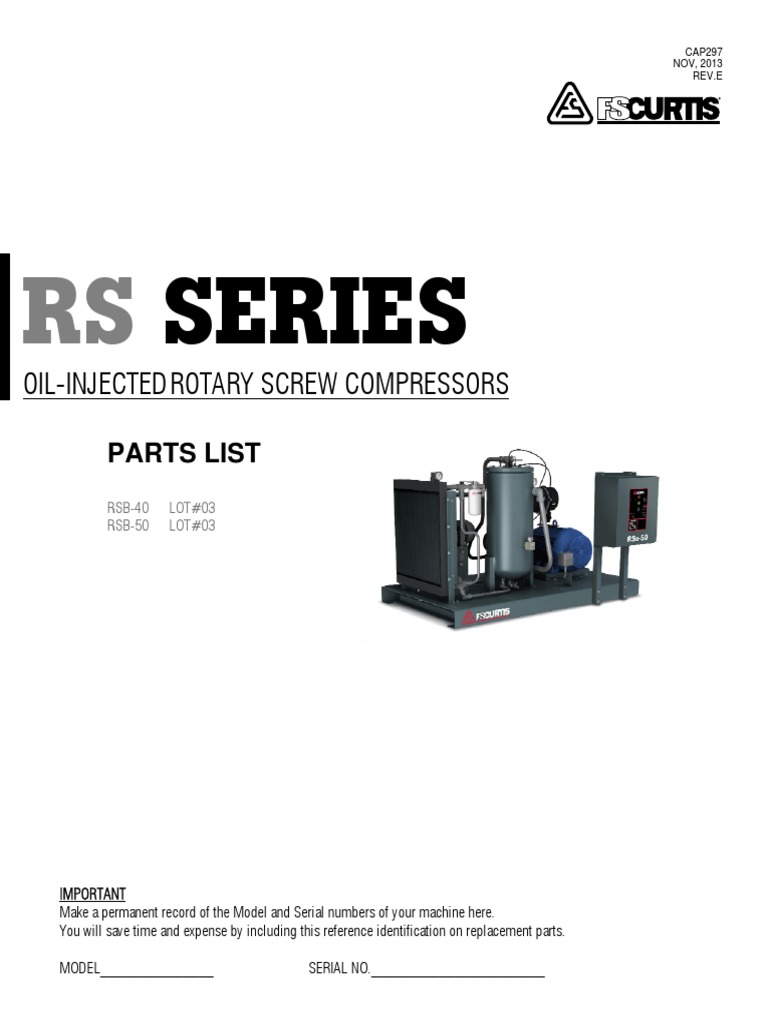 RSB40-50 - Parts List - Rev E | PDF | Mechanical Engineering ...