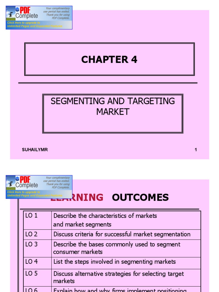 Market Segmentation Guide | PDF | Market Segmentation | Marketing