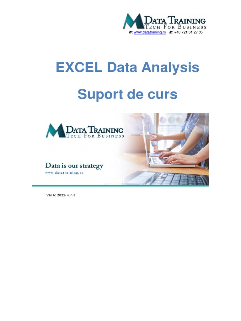 Suport de Curs Excel Data Analysis v6 | PDF