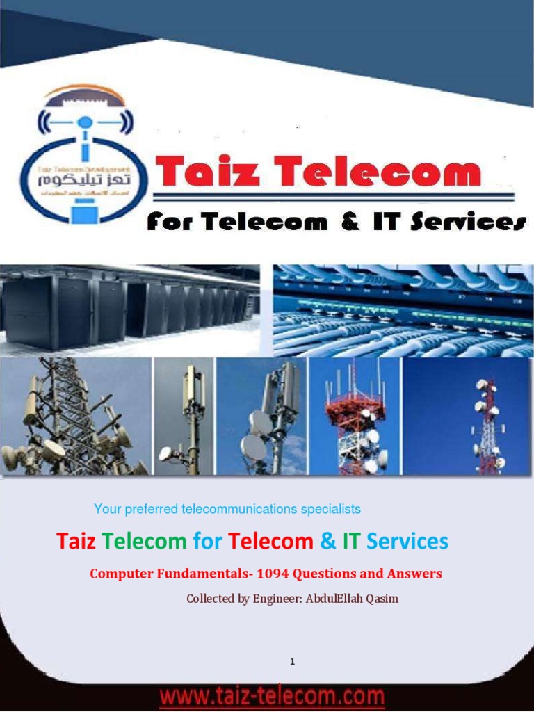 Computer Fundamentals Questions and Answers | PDF | Computer Data Storage | Binary Coded Decimal