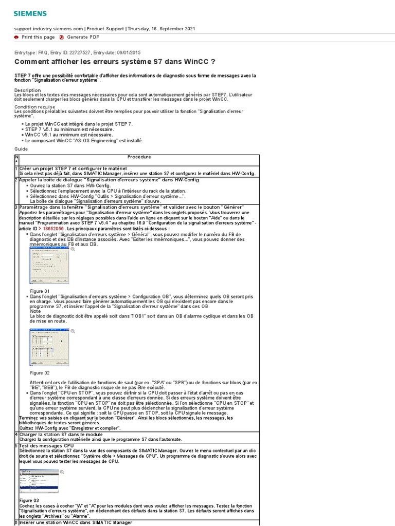 Wincc Error PDF Informatique Interaction Humain ordinateur
