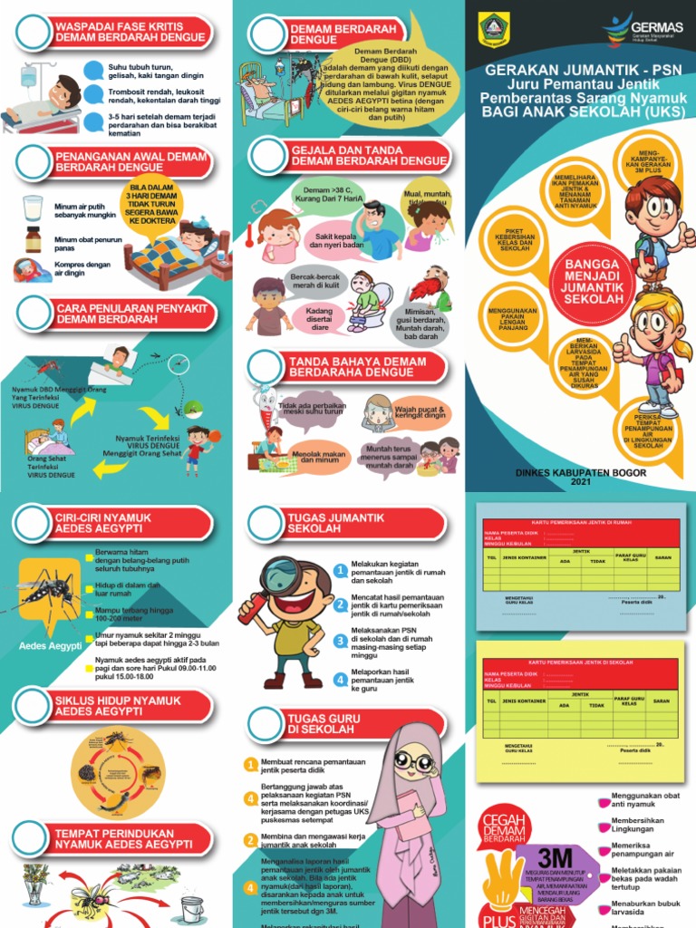 Design Leaflet Gerakan Jumantik 2021 Ok | PDF