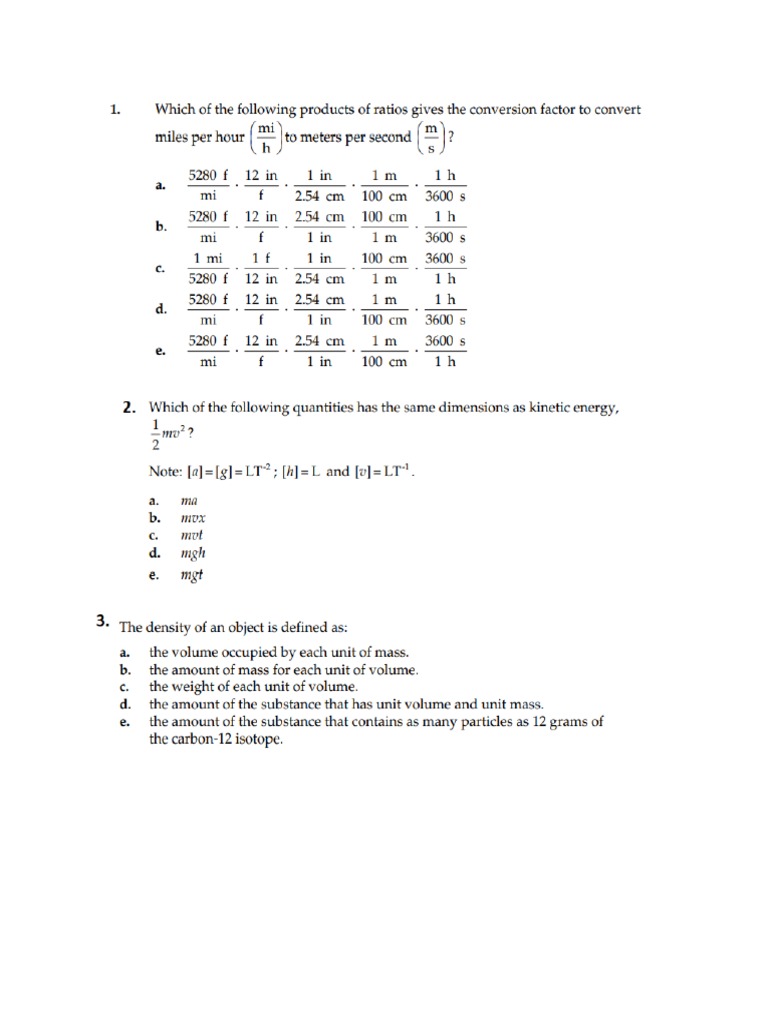 Answers and Explanations for Physics Problems on Forces, Motion, and Vectors | PDF | Force ...