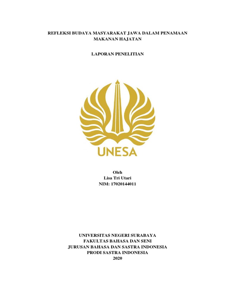 Lisa Tri Utari - Laporan Uas Linguistik Antropologi | PDF | Sains ...