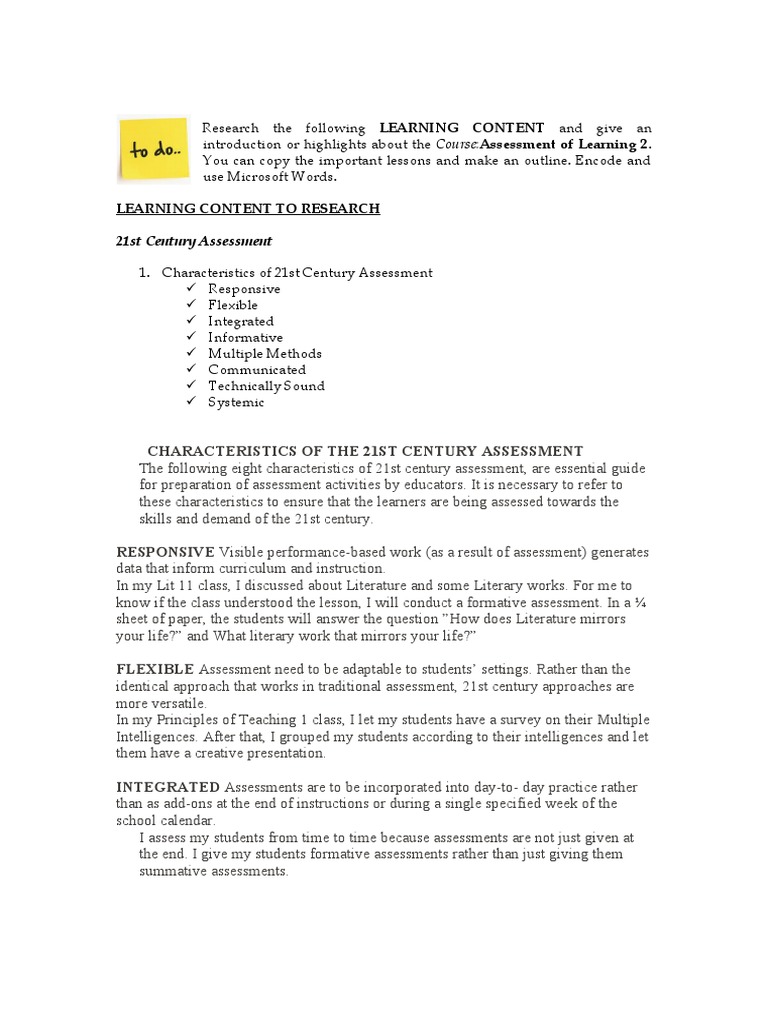 Assessment of Learning 2, Module 5 | PDF | Educational Assessment ...
