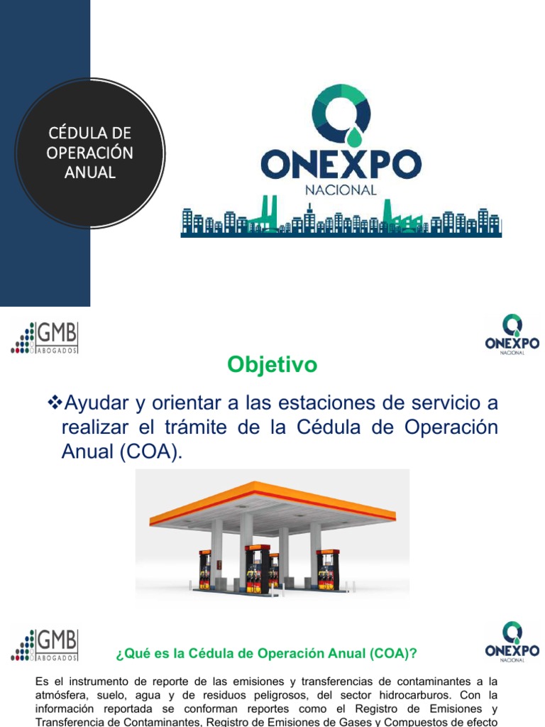 Cédula de Operación Anual | PDF | Gases de efecto invernadero ...