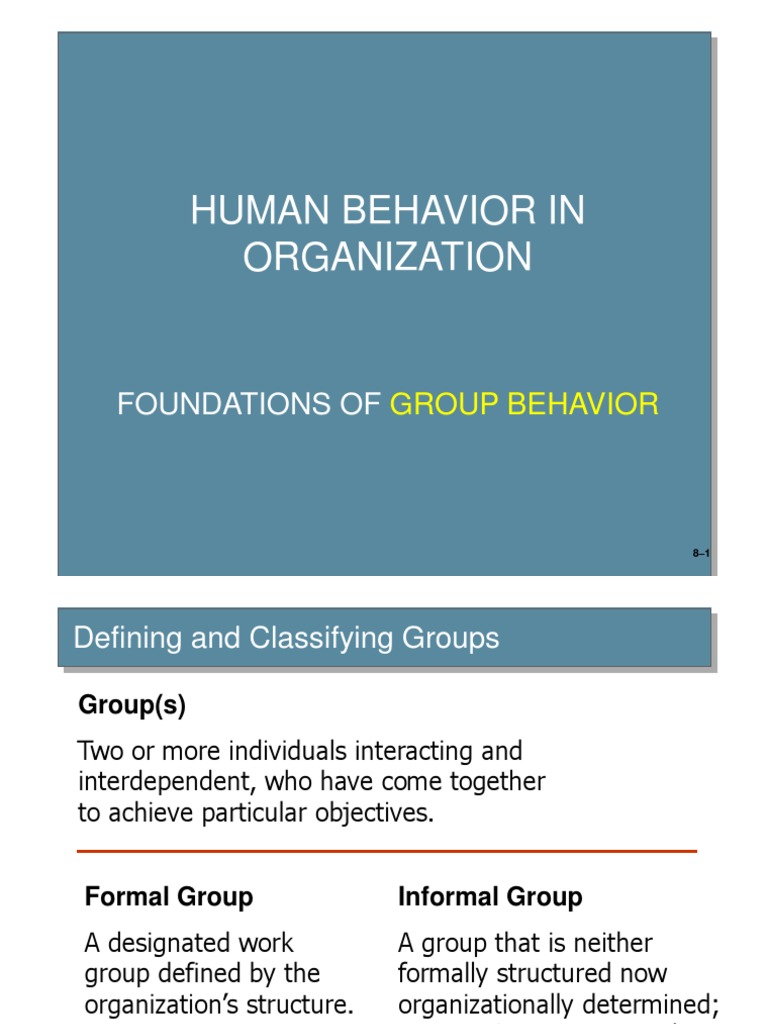 Foundations of Group Behavior | PDF | Decision Making | Group Decision ...