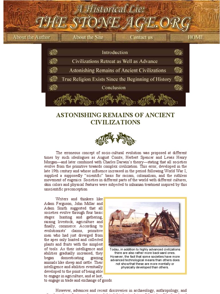 Stone Age 03 | PDF | Civilization | Human