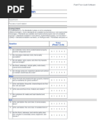 6s Audit Checklist | PDF | Personal Protective Equipment | Safety