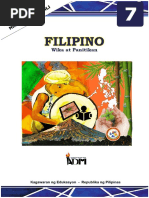 Grade 7 Filipino Module First Quarter | PDF