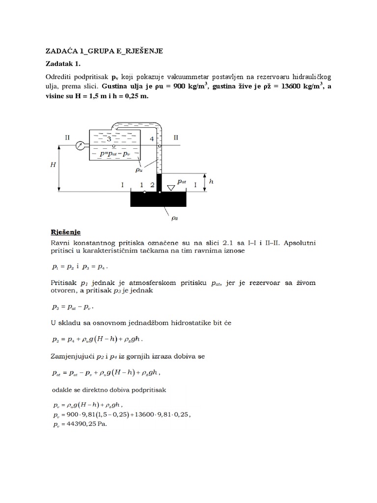 Zadaca 1 - E - Rjesenja | PDF