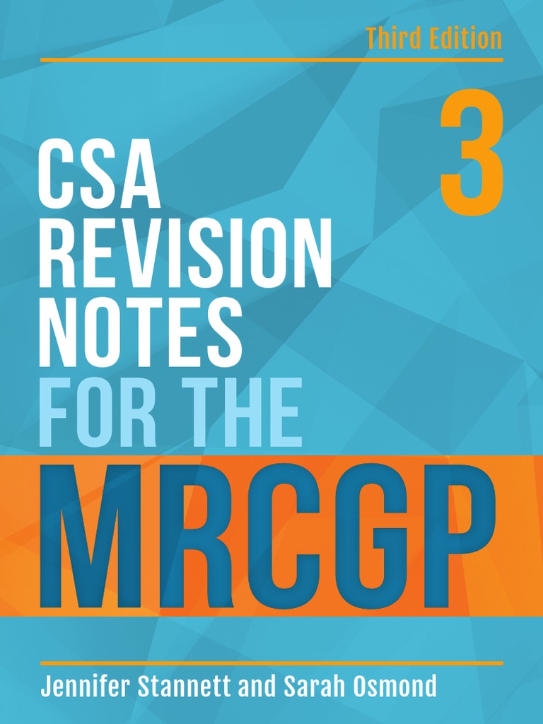 CSA Revision Notes: For The | PDF | Menstruation | Medical Specialties