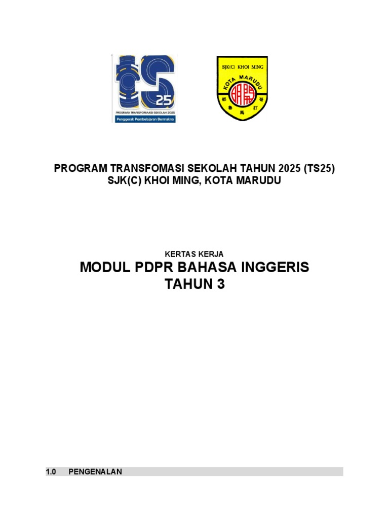 Kertas Kerja TS25 - 1 | PDF