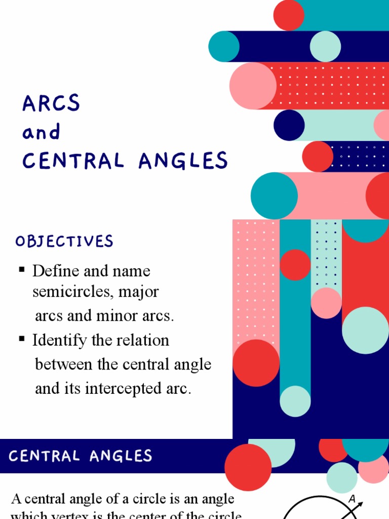Arcs and Central Angles | PDF | Angle | Circle