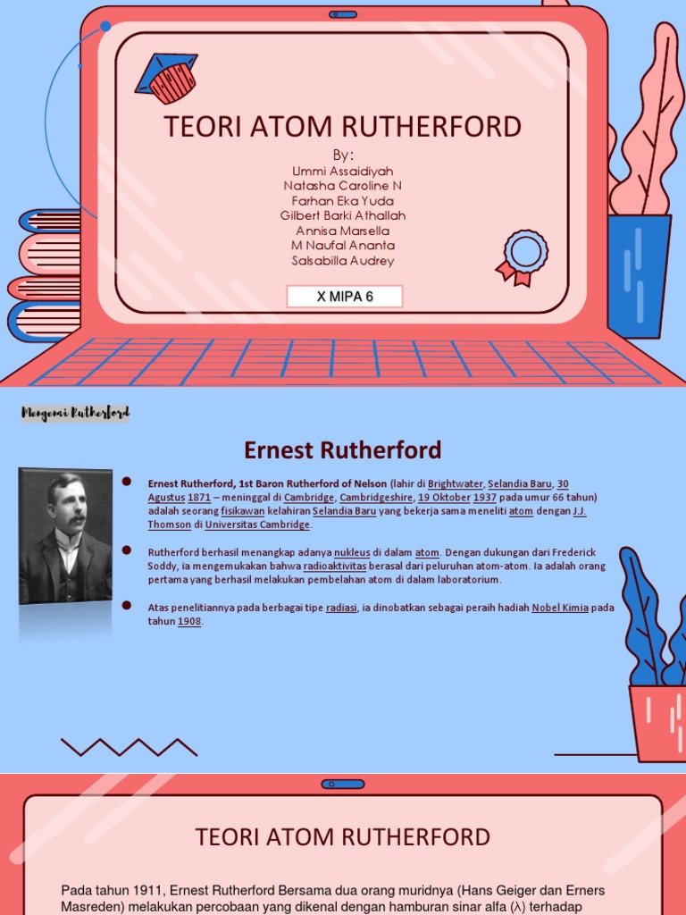 Teori Atom Rutherford | PDF | Sains & Matematika