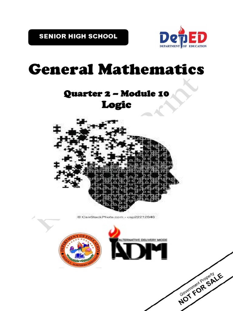 GenMath Q2 Module10 Logic v5 | PDF | If And Only If | Logic