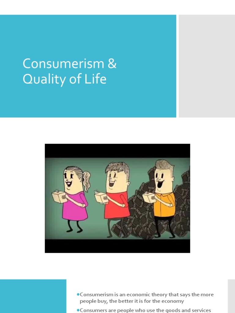Consumerism - Lesson 1 | PDF | Consumerism | Quality Of Life