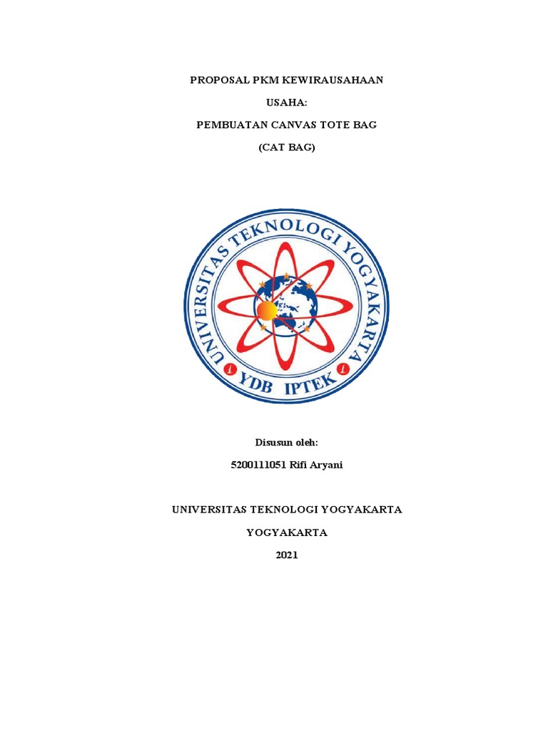 Proposal Pkm K Pdf
