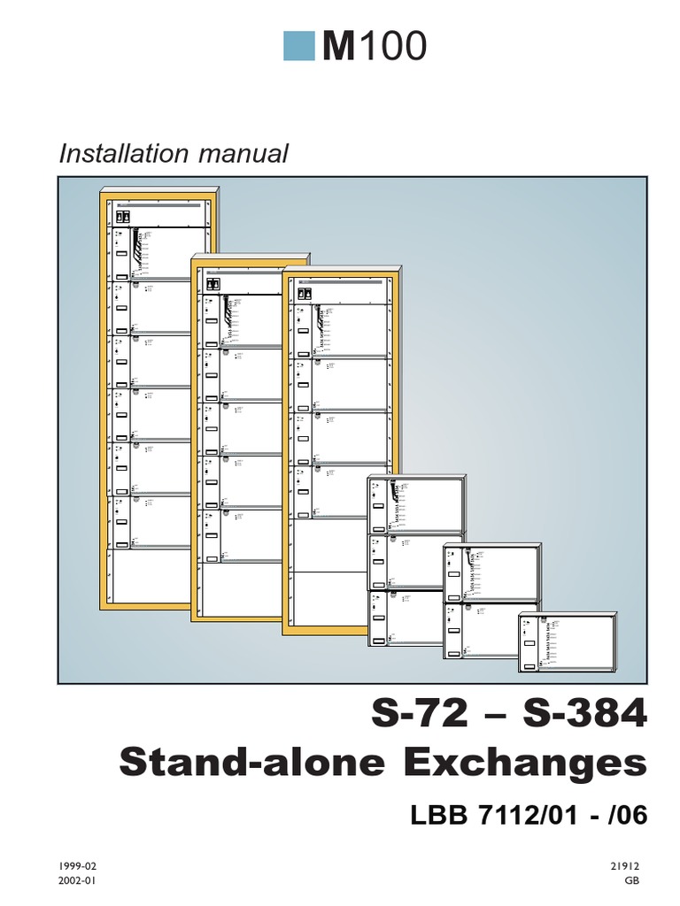 S-72 - S-384 Stand-Alone Exchanges: Installation Manual | PDF ...