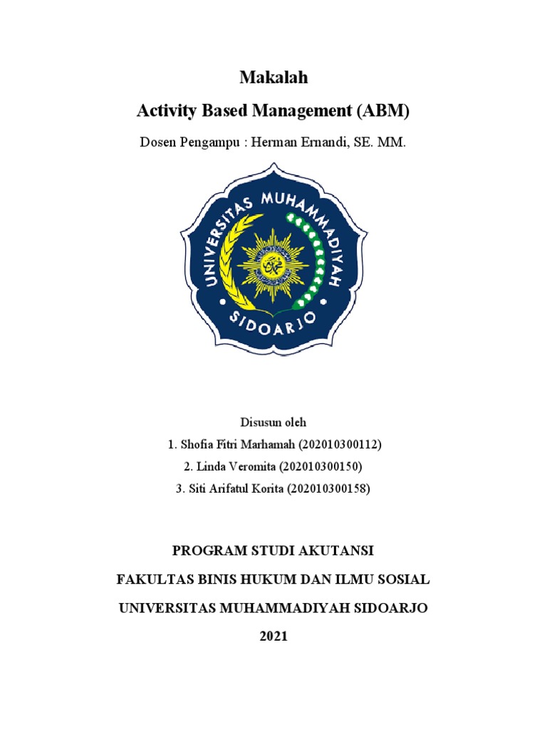 Contoh Aktivitas Non-Valu Tambah ABM | PDF | Karier & Perkembangan | Bisnis