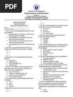 AP 7 Matatag 1st Quarter Exam | PDF