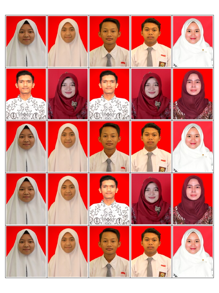 Template Foto 3x4 | PDF