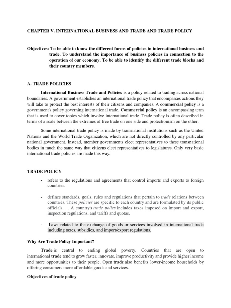 Understanding International Trade Policies: An In-Depth Look at Tariffs ...