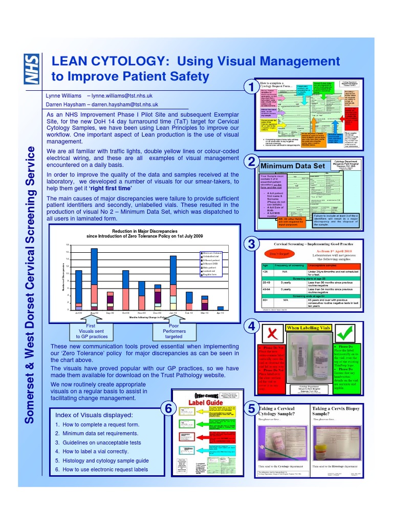 LEAN CYTOLOGY: Using Visual Management To Improve Patient Safety | PDF ...