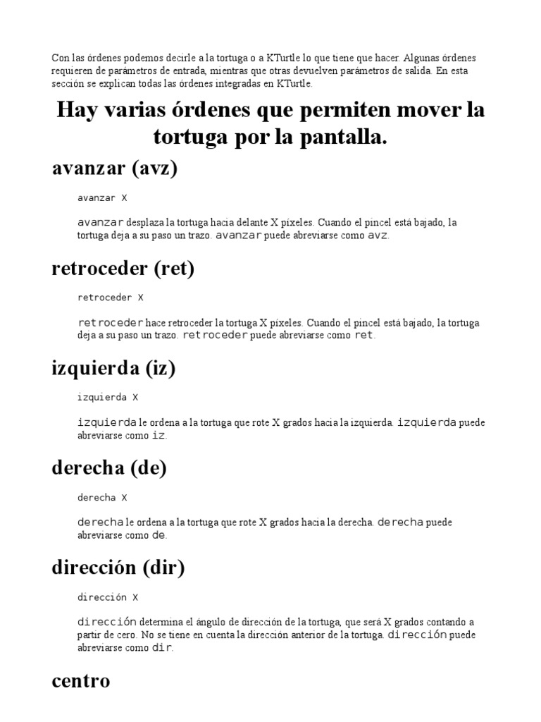 KTURTLE | PDF | Pi | Color