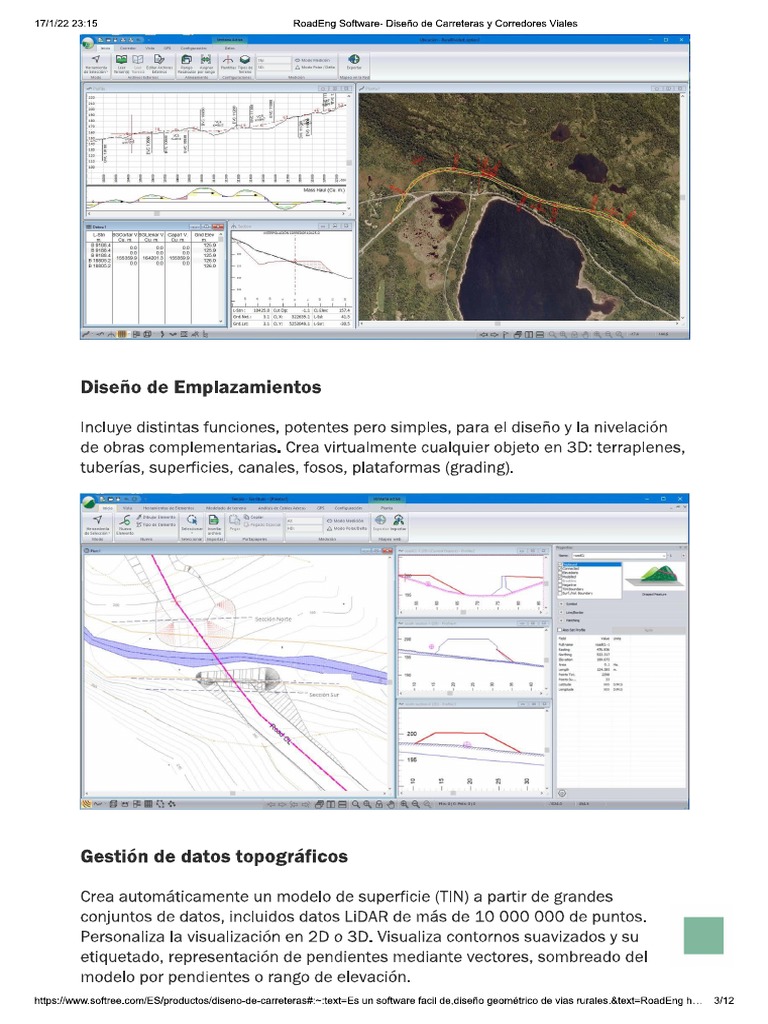 RoadEng Software - Diseño de Carreteras y Corredores Viales3 3 | PDF