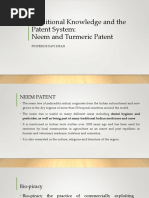 Case Study - Patent On Neem | PDF | Patent | Business