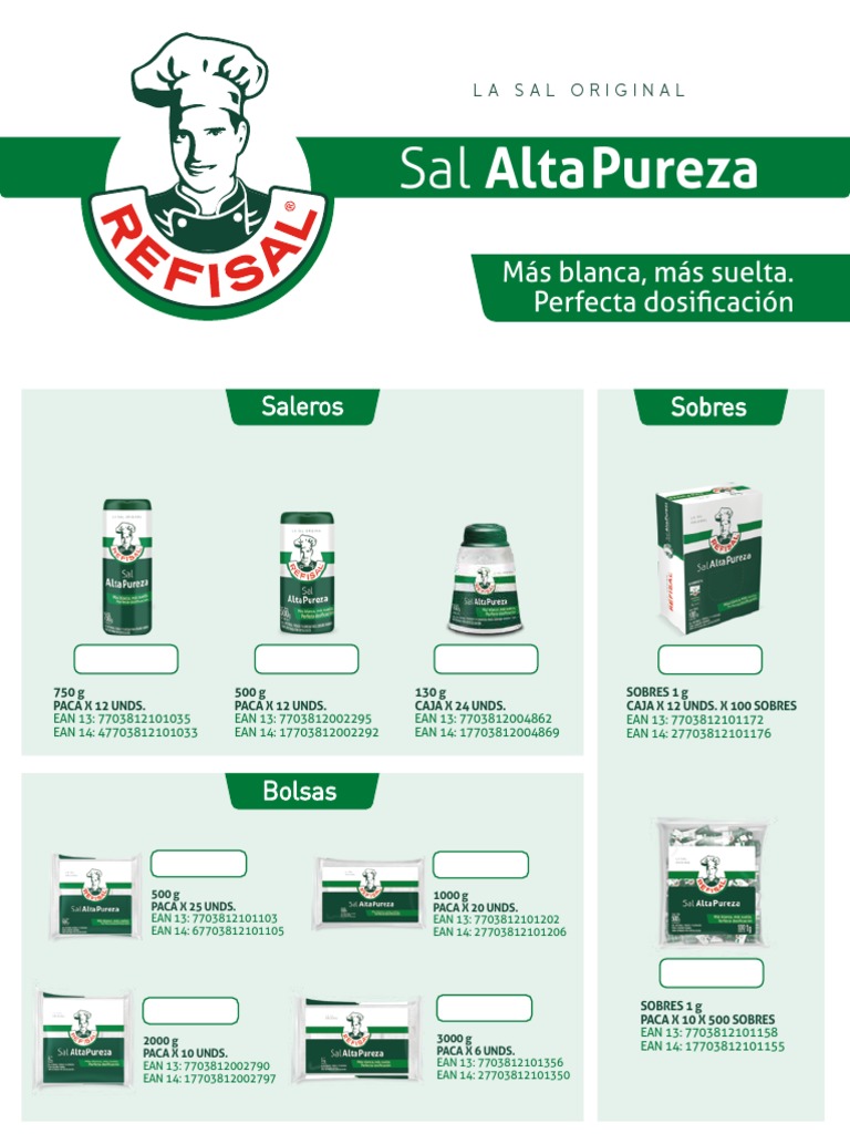 Ayudaventas Refisal Nueva Imagen 03 | PDF | Alimentos | Cocina occidental