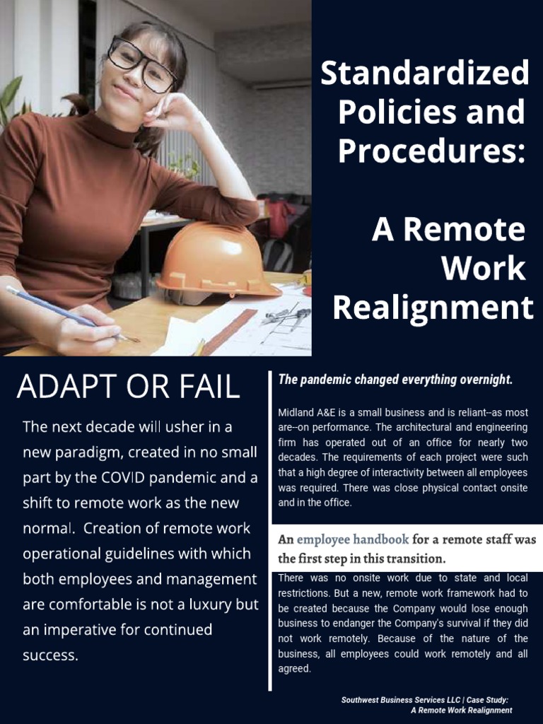 Remote Work Realignment Case Study | PDF | Performance Indicator ...
