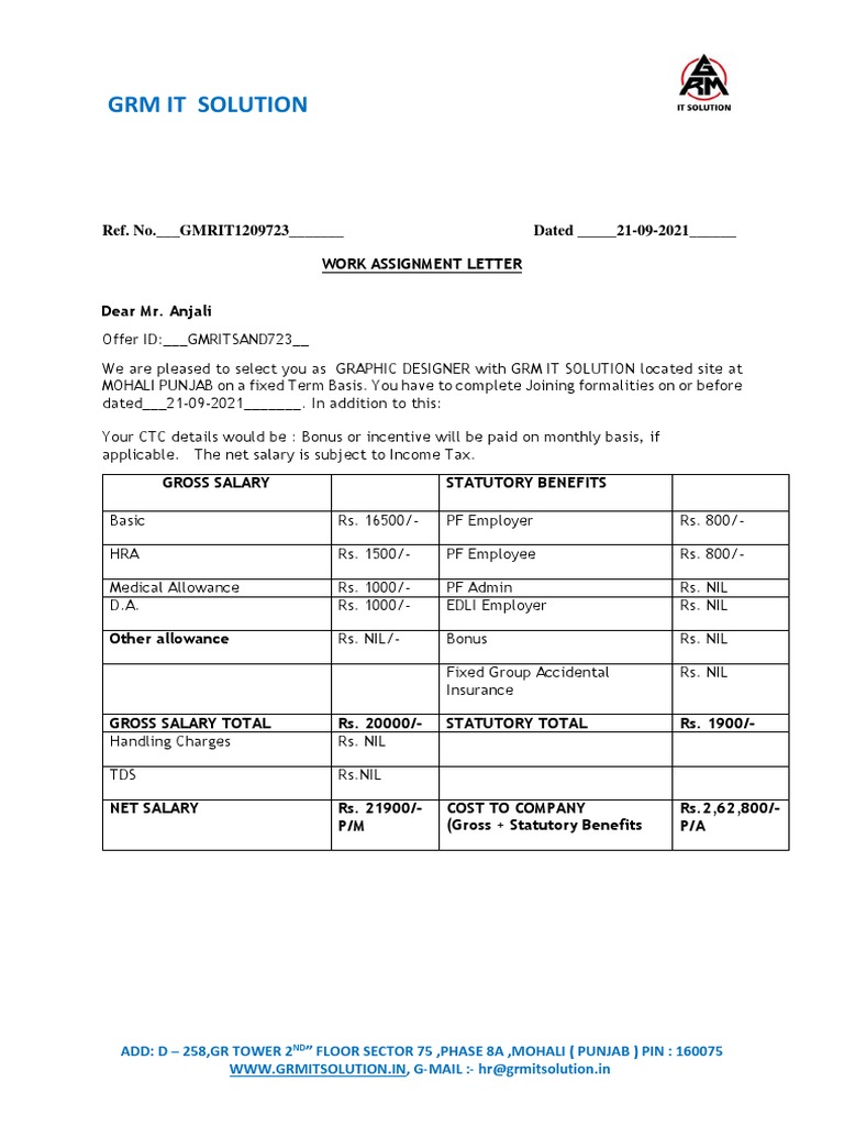 GRM It Solution | Download Free PDF | Employment | Fraud