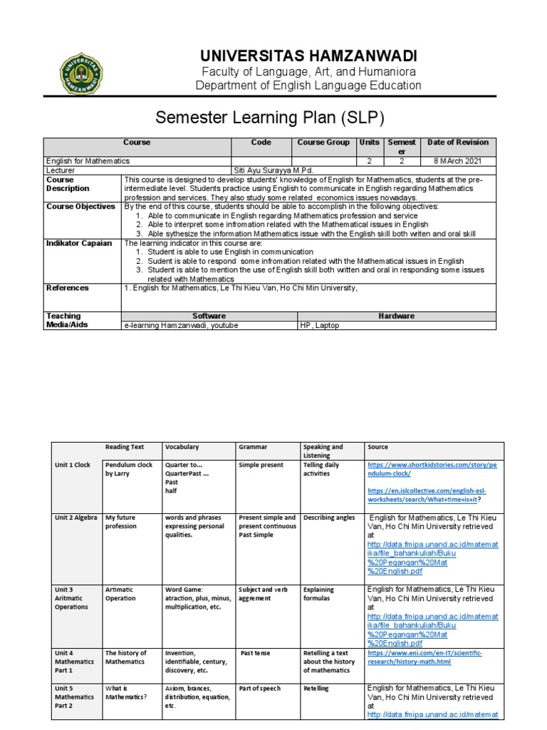English For Mathematics | PDF | English Language | Mathematics