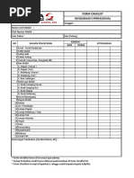 Format Cheklist Pemeriksaan Kendaraan Operasional Perusahaan | PDF