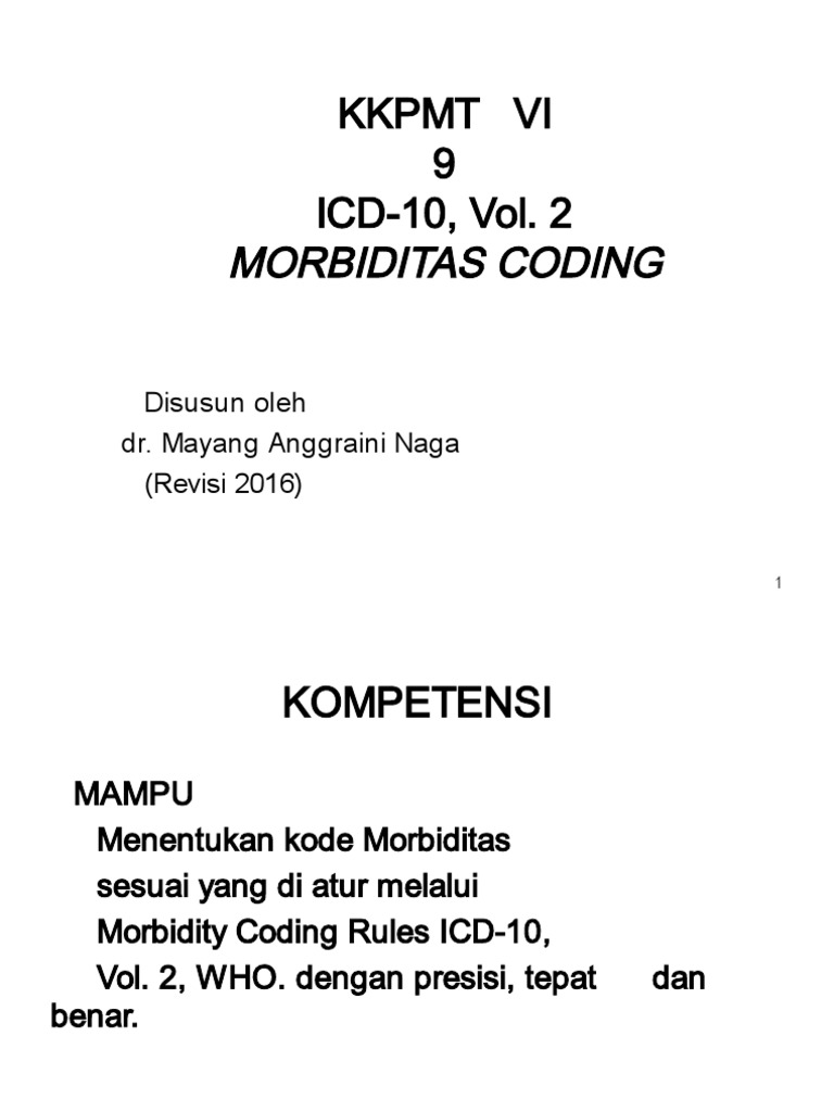 ICD MB Rules | PDF