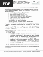 EXAM COVERAGE: Licensure Exam For Teachers (LET) : GENERAL EDUCATION ...