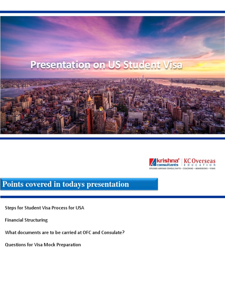 USA Visa Presentation (India) | Descargar gratis PDF | Travel Visa