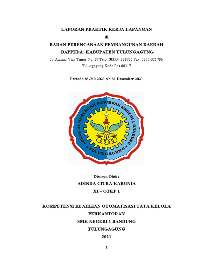 Laporan PKL Otkp 1 | PDF