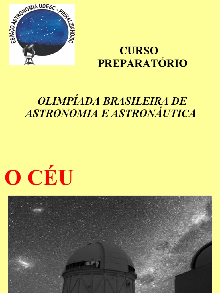 Resumo OBA 1 | PDF | Lua | Terra