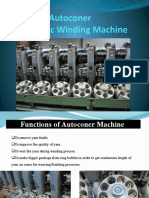 Auto Coner Machine Operator | PDF | Spinning (Textiles) | Textiles