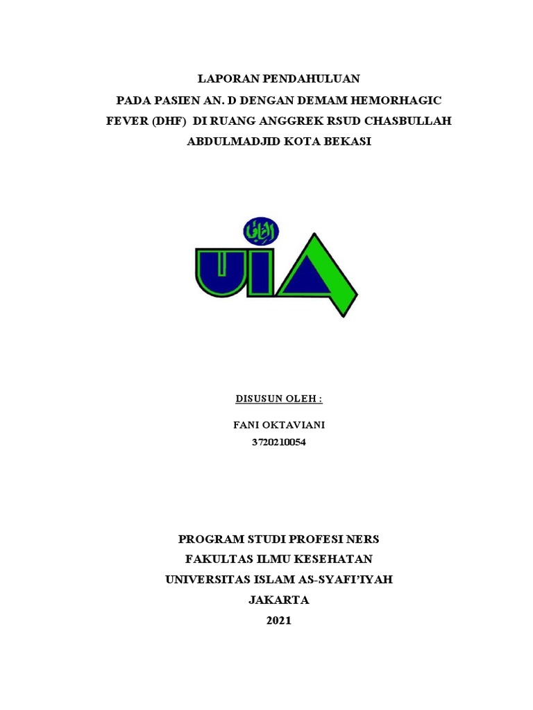Laporan Pendahuluan DHF pada Anak | PDF | Pengembangan Diri | Kesehatan ...