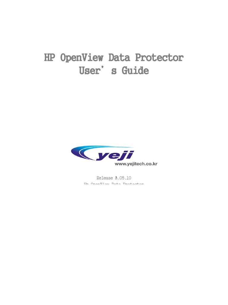 Data Protector 5.1-한글 | PDF