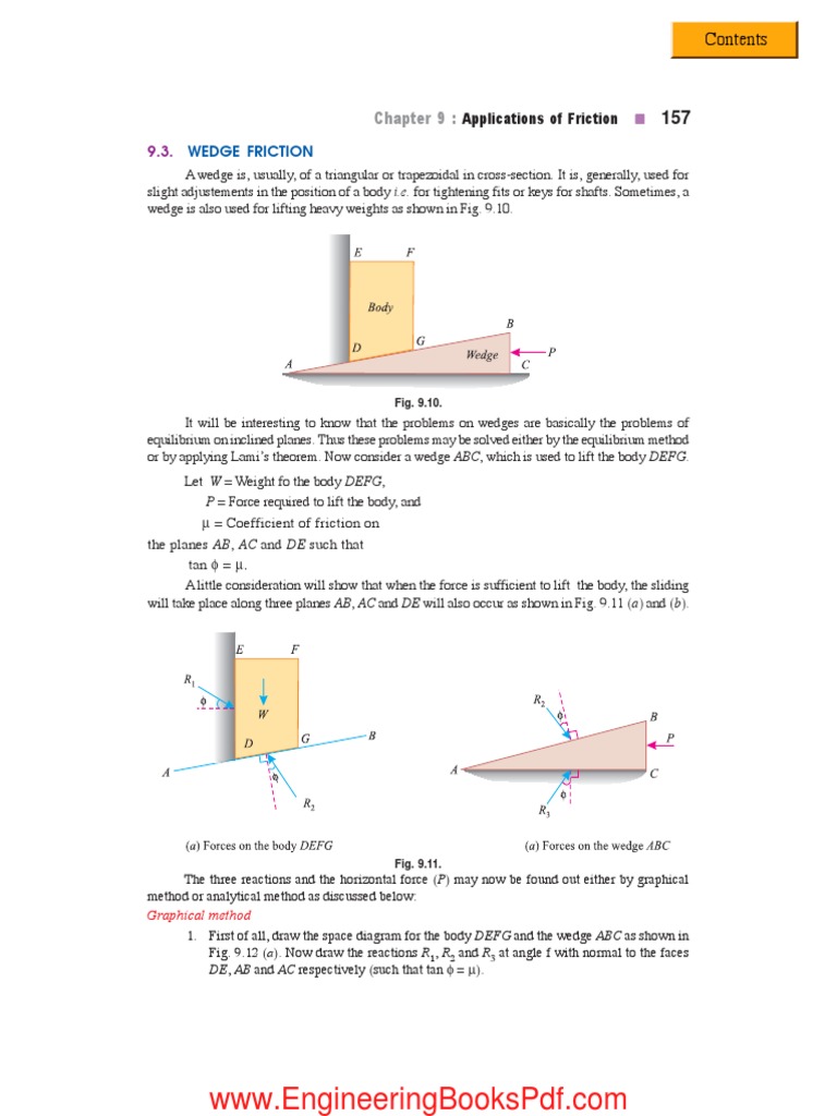 Wedge Friction | PDF