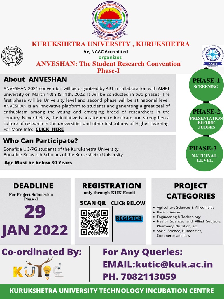 Anveshan The Student Research Convention | PDF | Academia | Science And Technology