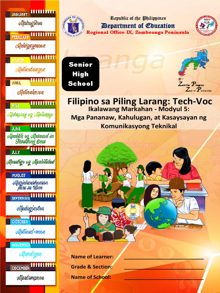 Grade 12 - Filipino - Tek-Bok - Module 5 | PDF